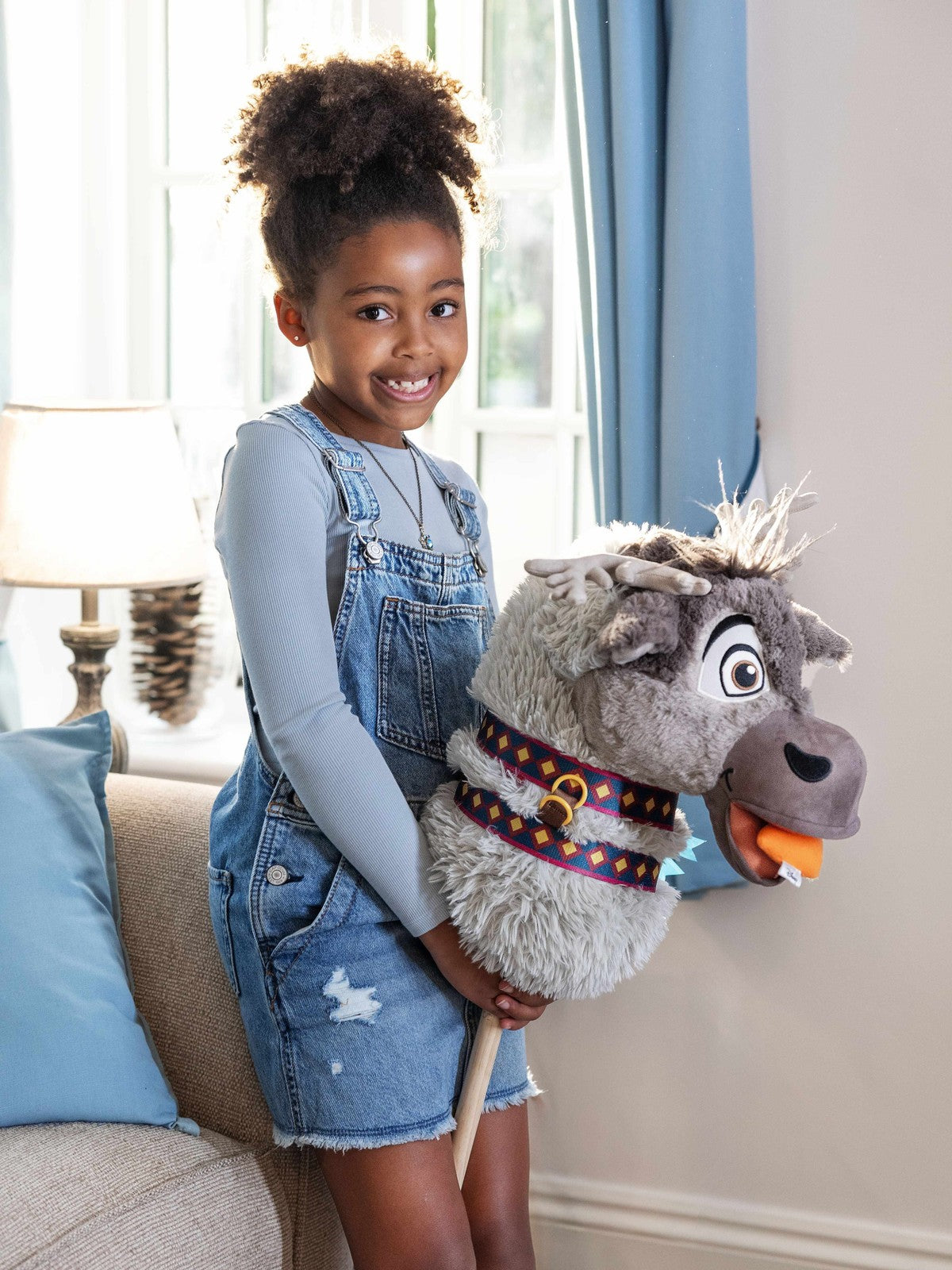 LeMieux Disney Hobby Horse Sven Frozen Toy Reindeer Fluffy Soft Kids P ...
