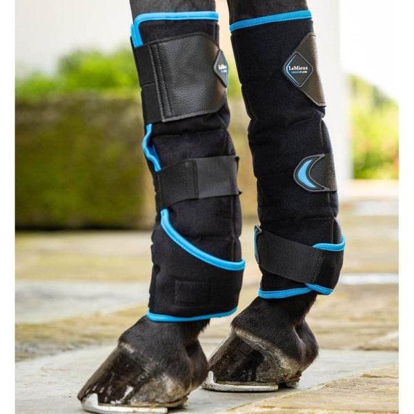 LeMieux Freeze Flow Ice Boot Cold Gel Therapy Compression Wrap Tendon ...