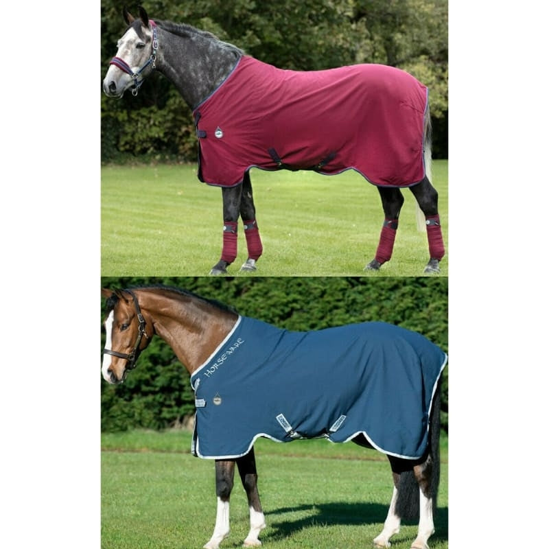 Horseware Rambo HELIX DISC FRONT Cooler/Stable/Travel Sheet Rug - Cork ...